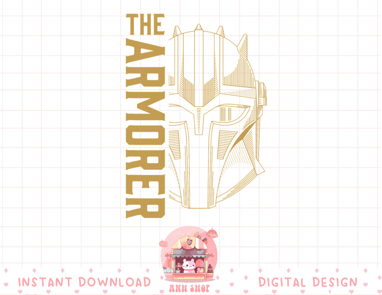 Star Wars The Mandalorian The Armorer Title Icon Logo png | Inspire Uplift