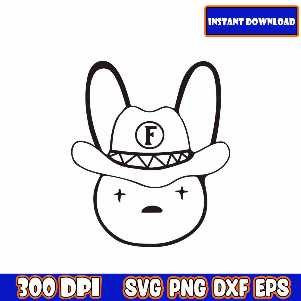 Bundle El compa bad bunny, Grupo Frontera and Bad Bunny SVG - Inspire ...