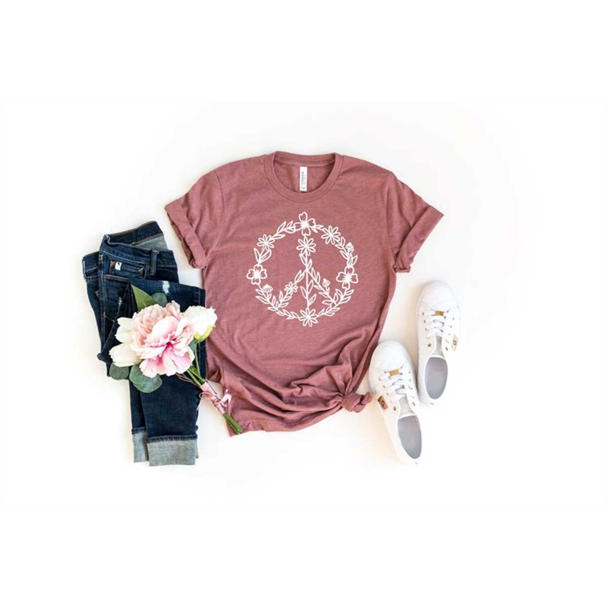 Peace Sign Shirt, Peace Shirt, Peace Sign T-Shirt, Peace TSh | Inspire ...