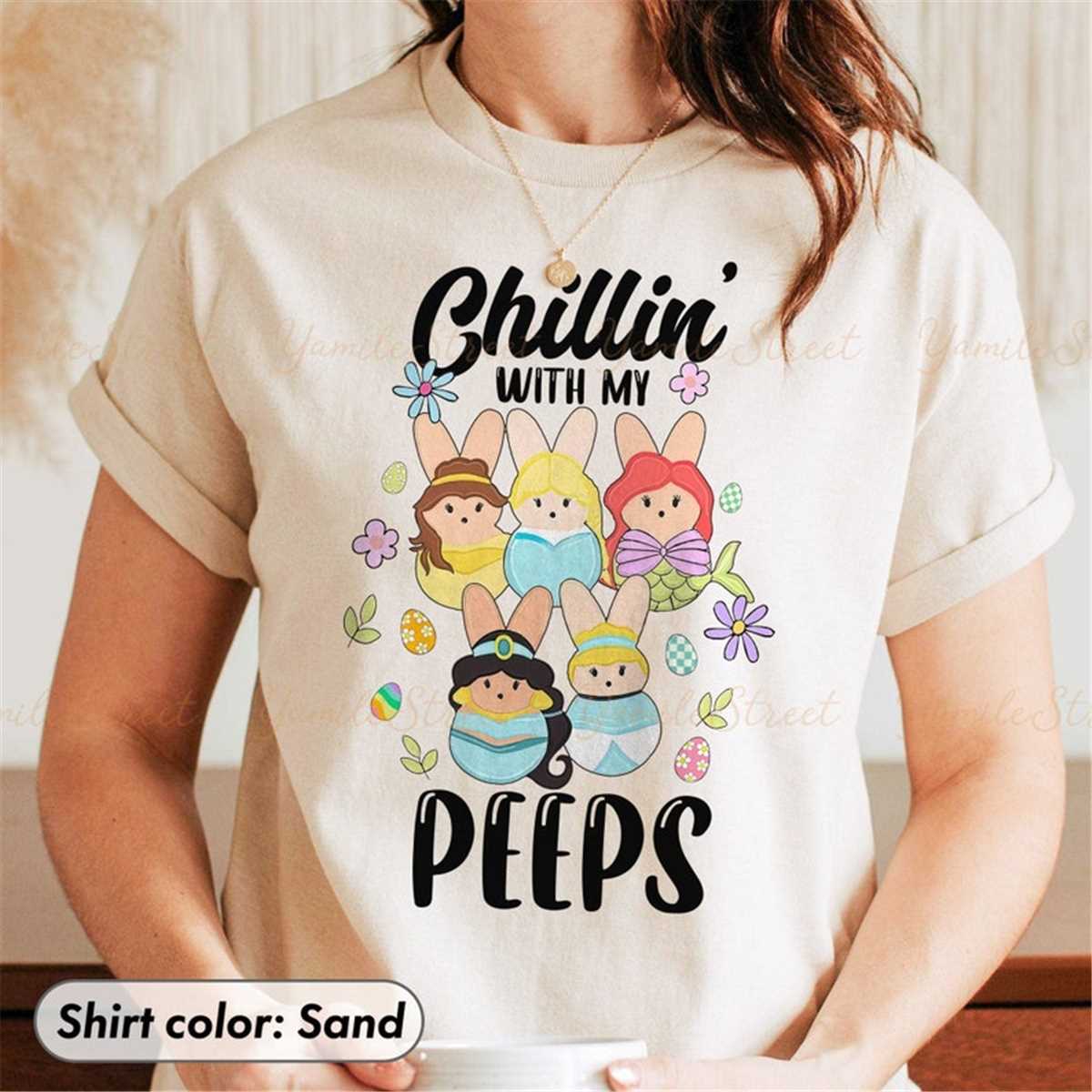 Chillin' With My Peeps Disney Easter Shirt Disney Princess E - Inspire ...