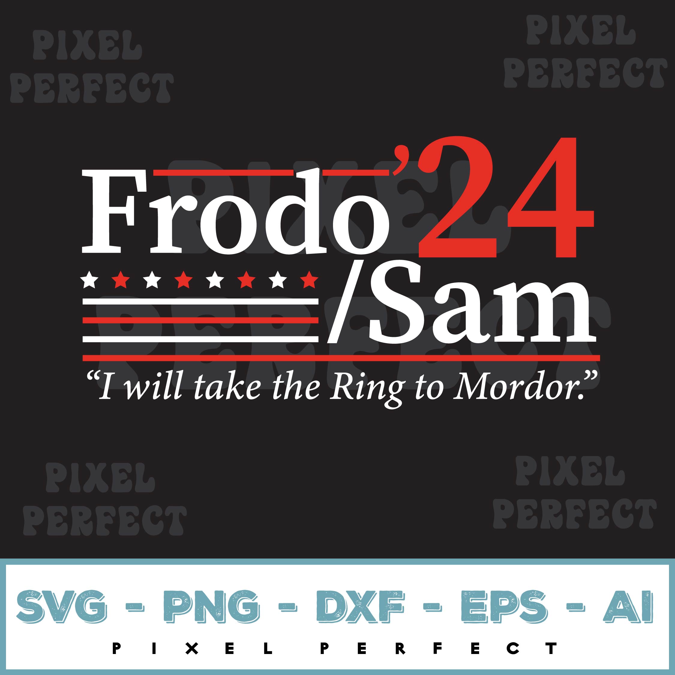 Frodo And Sam 2024 Election, Funny Elect For President Hobbi - Inspire ...