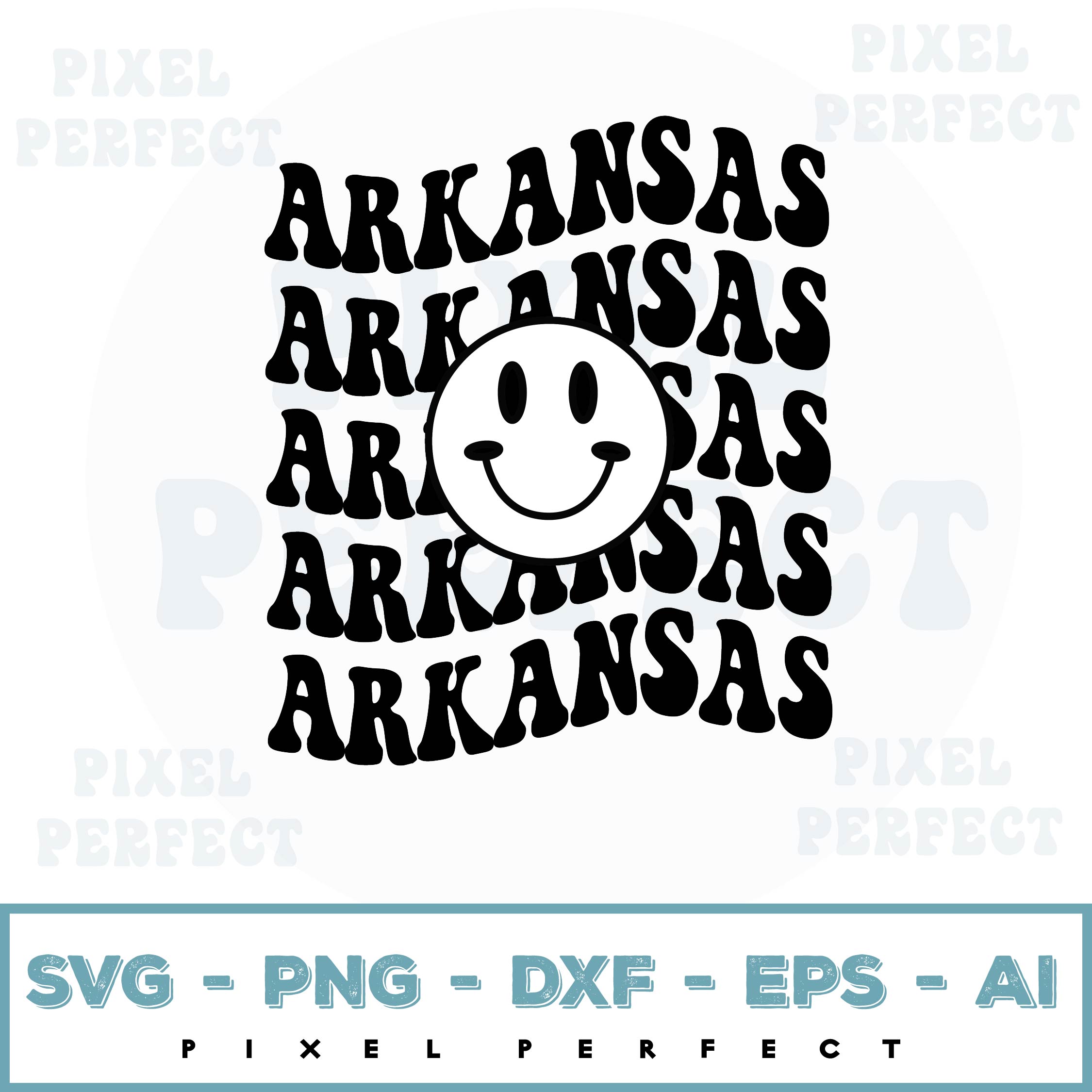 Arkansas Smiley svg, Smiley svg, Smiley Face png, Retro Smil | Inspire ...