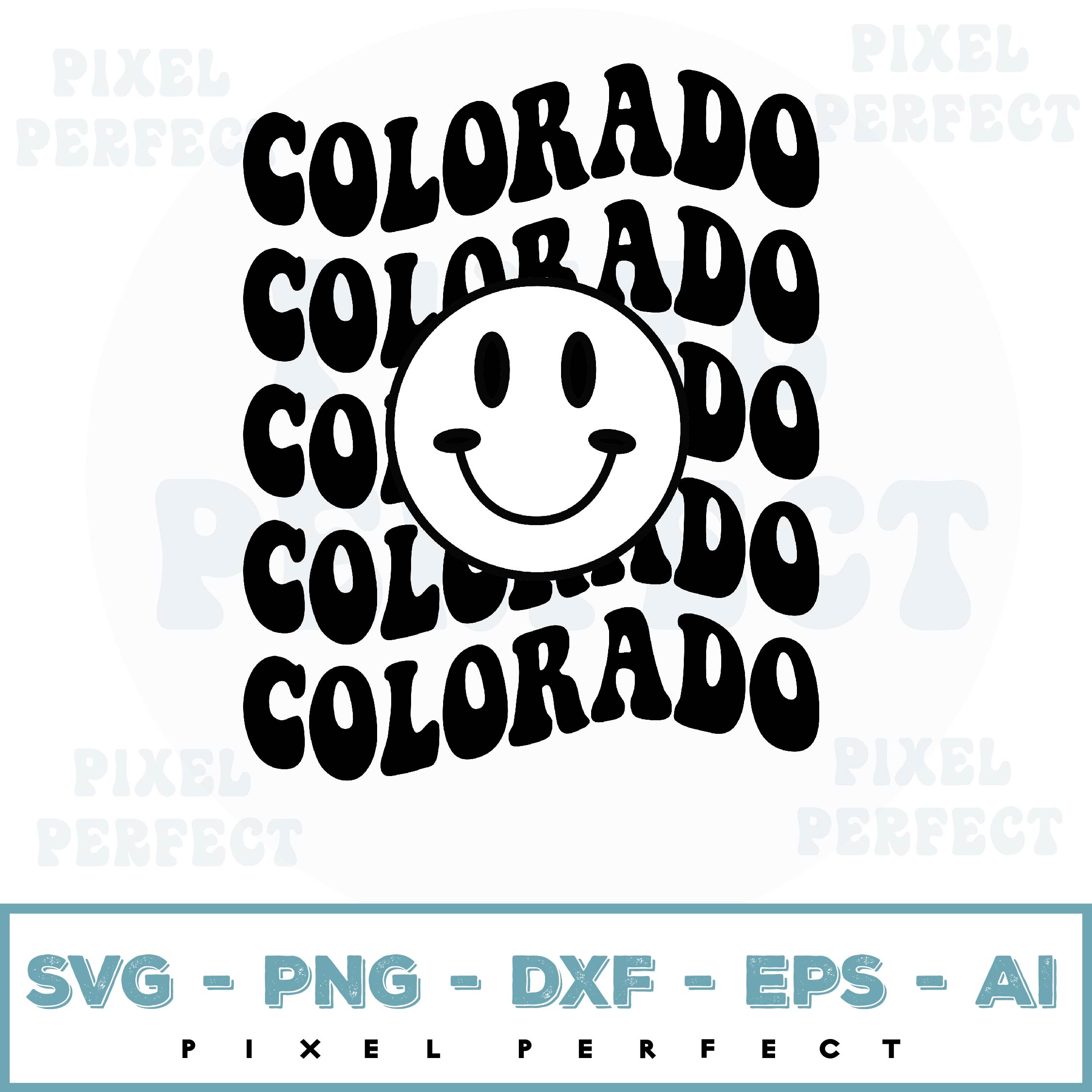 Colorado Smiley svg, Smiley svg, Smiley Face png, Retro Smil | Inspire ...