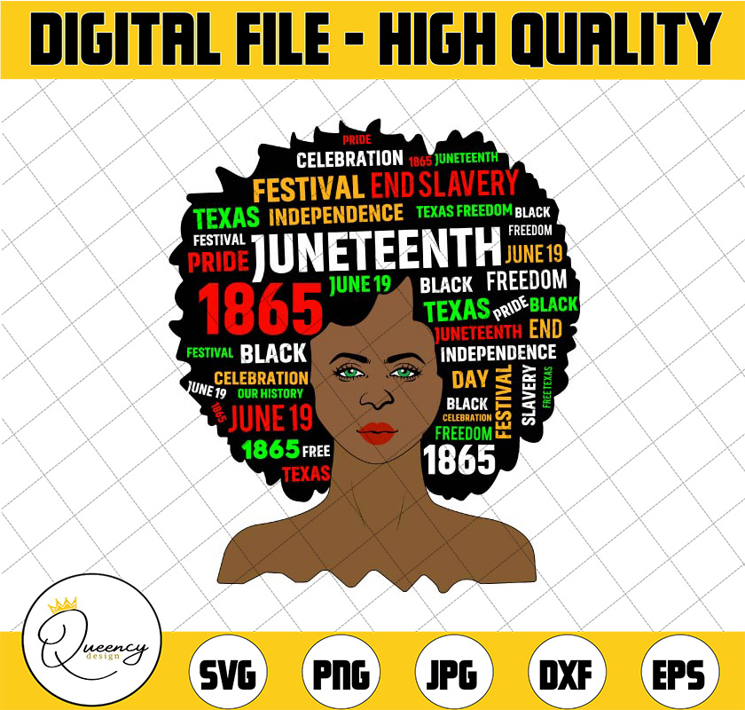 Juneteenth svg, Juneteenth Celebrating 1865 svg, Black Women | Inspire ...