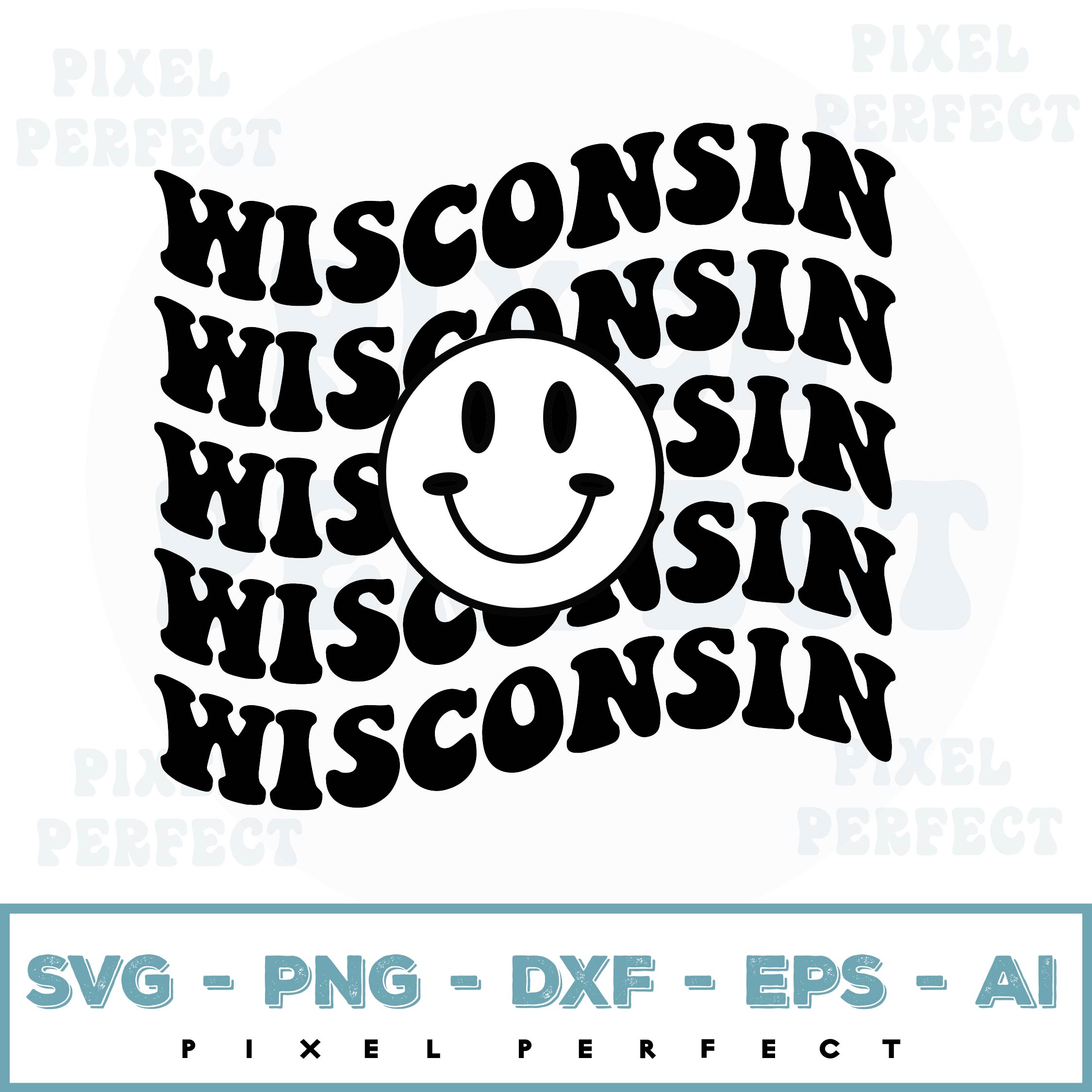 Wisconsin Smiley svg, Smiley svg, Smiley Face png, Retro Smi | Inspire ...