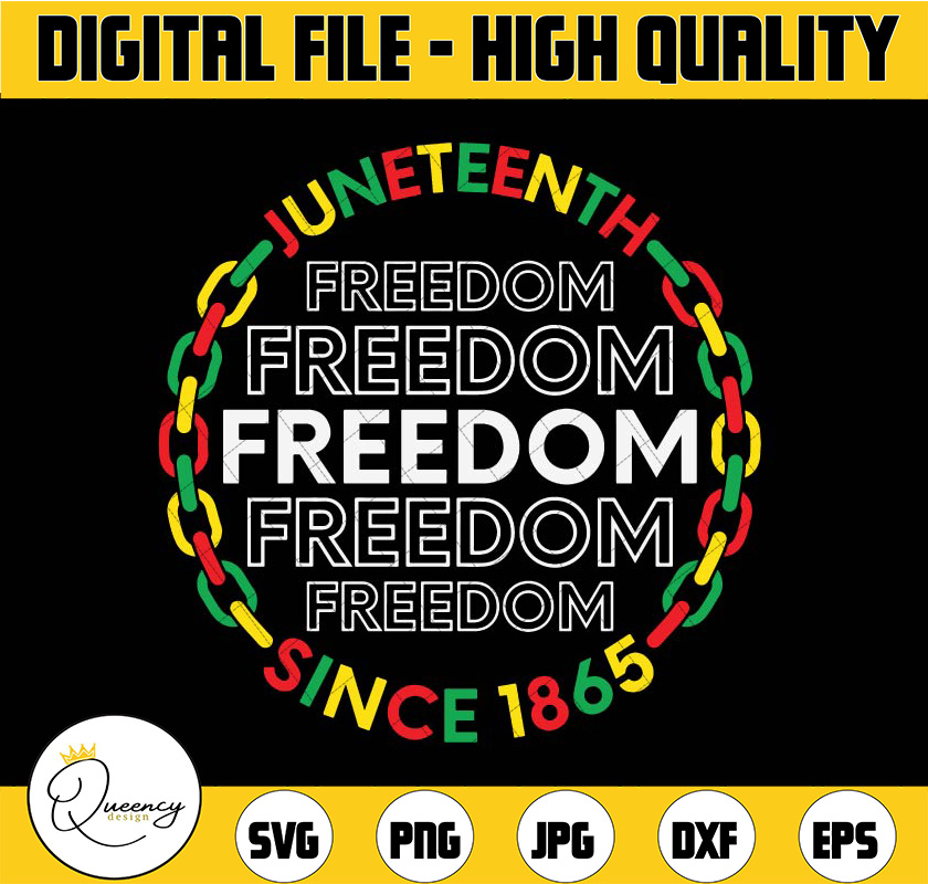 Juneteenth SVG Freedom Day SVG Cut file vinyl decal for silh | Inspire ...