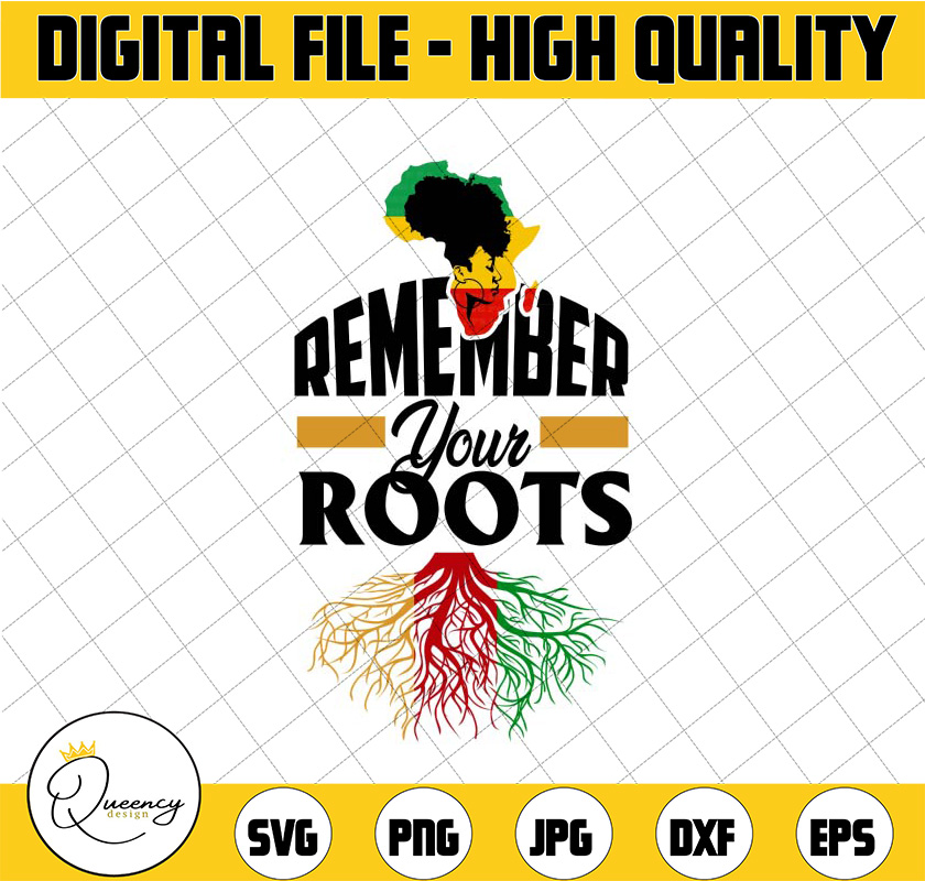 Remember Your Roots PNG, Melanin PNG, Black Woman PNG, Afro | Inspire ...