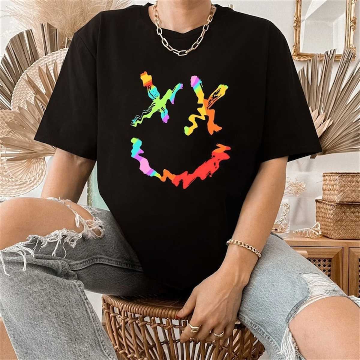 Vintage Smiley Face Shirt, Louis Tomlinson Merch ,One Direct | Inspire ...