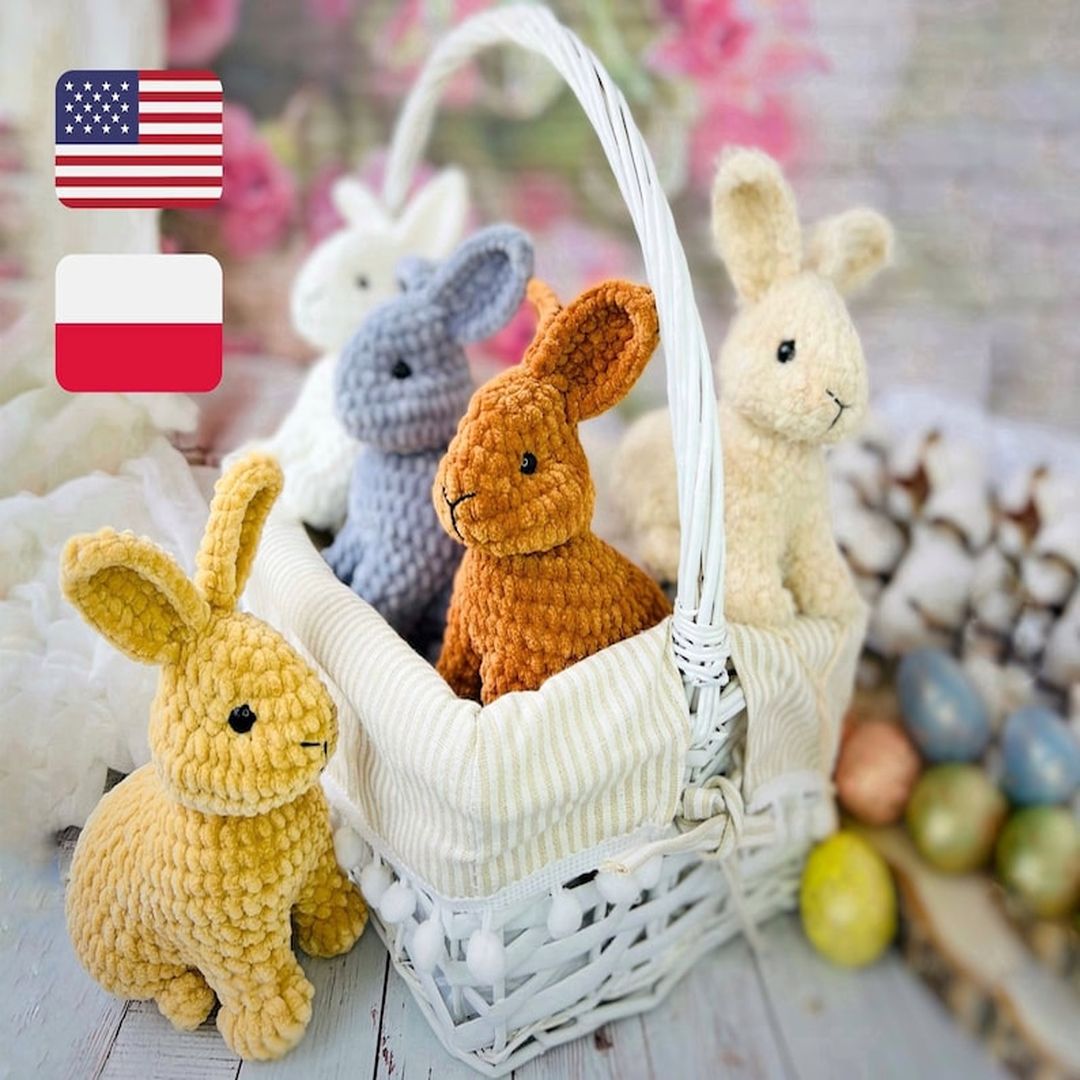 Crochet pattern baby rabbit English and Polish / Crochet PAT - Inspire ...