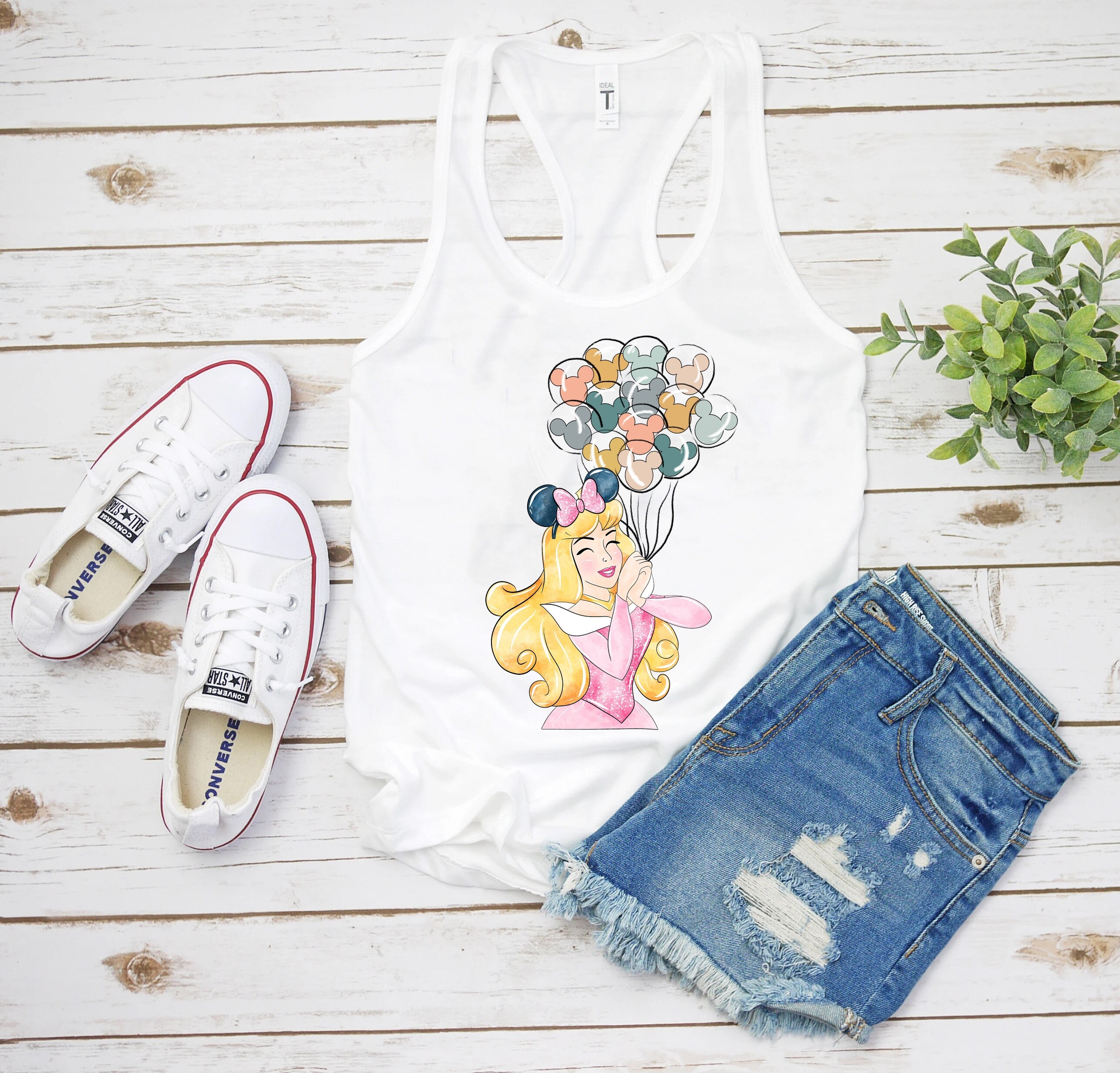 Disney Princess Tank, Princess Tank, Disney Balloon Tank, Di - Inspire ...