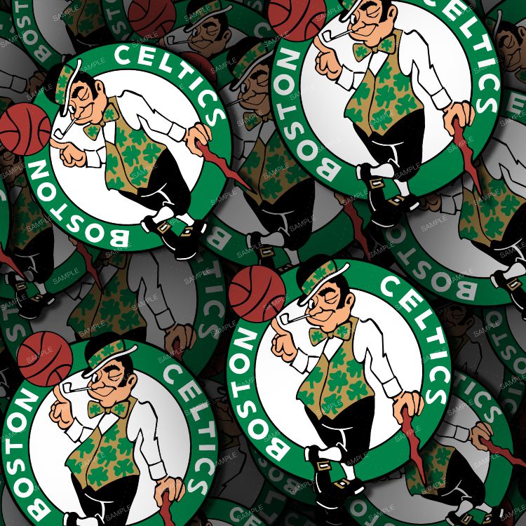 Boston Celtics 22 Seamless Tileable Repeating Pattern | Inspire Uplift