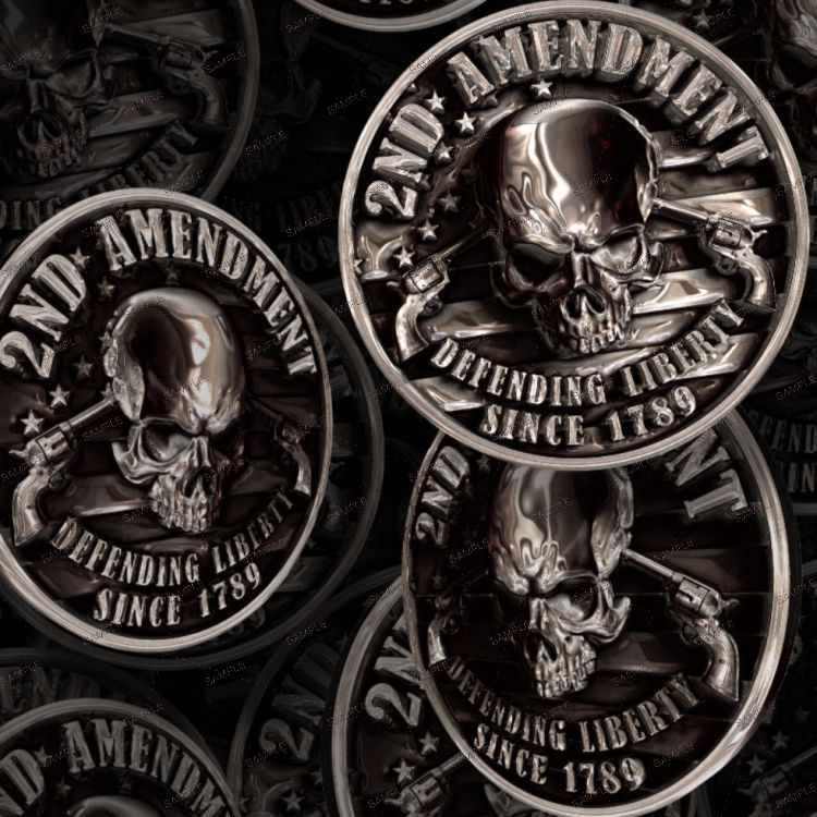 Second Amendment Coin 22 Seamless Tileable Repeating Pattern | Inspire ...