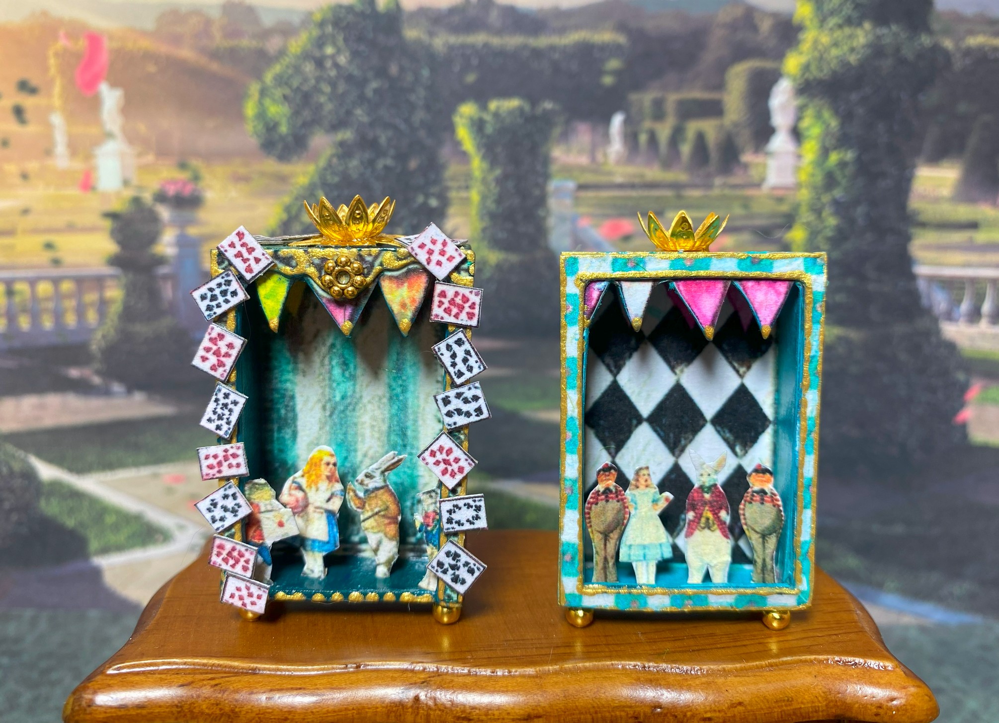 Puppet theaters based on the fairy tale "Alice". Scale 1:12. | Inspire ...