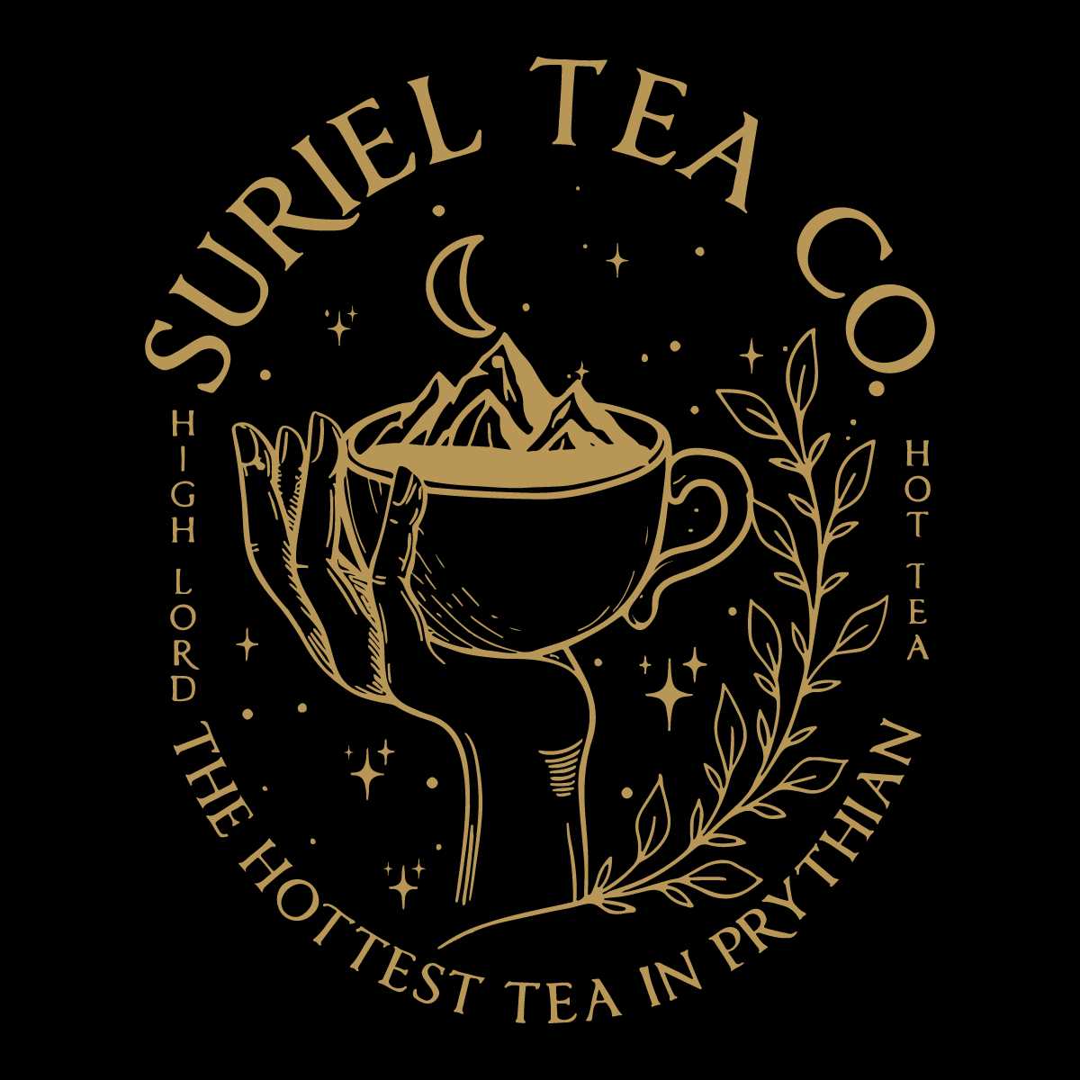 Suriel Tea Co SVG Sarah J Maas SVG Cricut For Files Design | Inspire Uplift