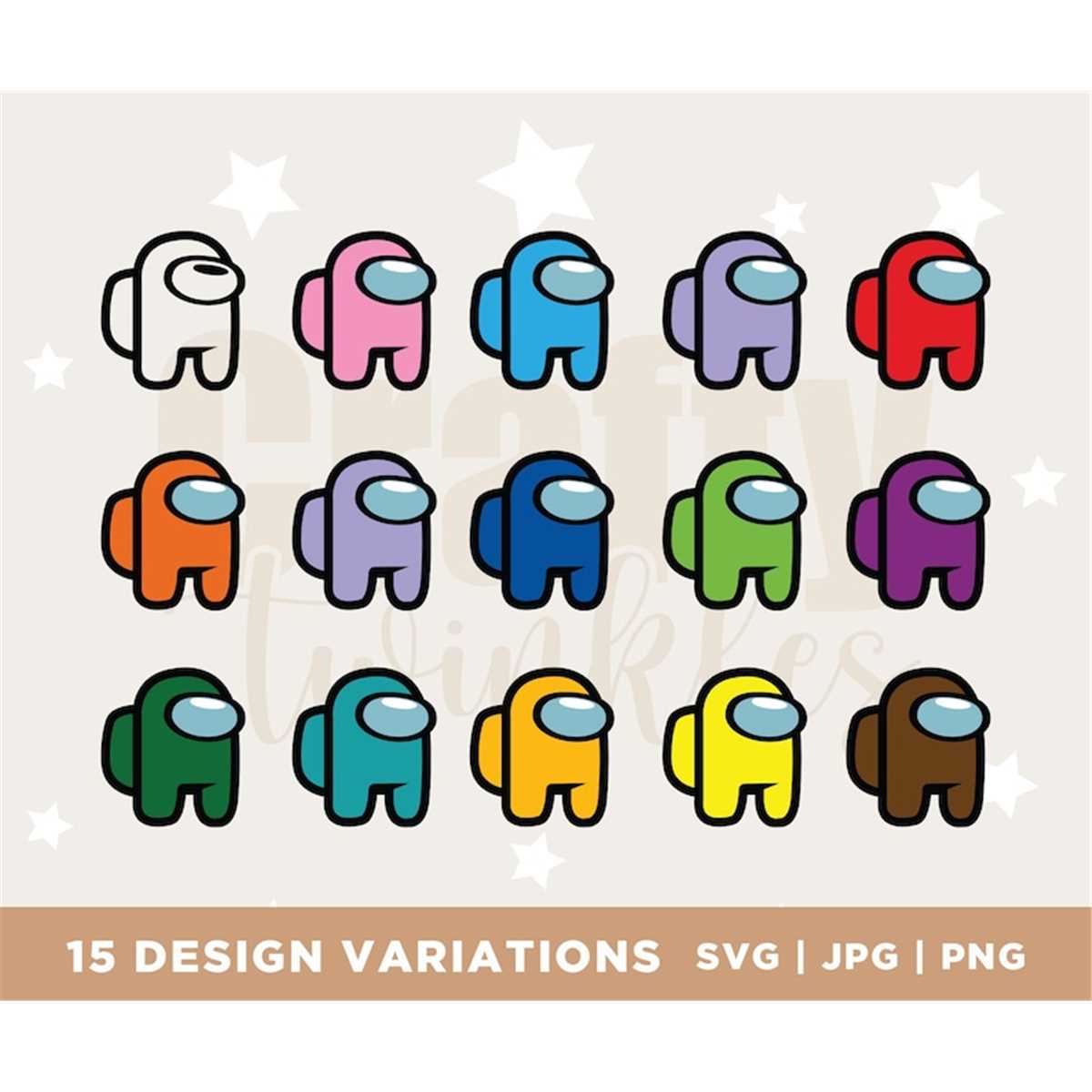 Among Us SVG, Among Us Color Svg, Among Us Layered Svg, Amon - Inspire ...