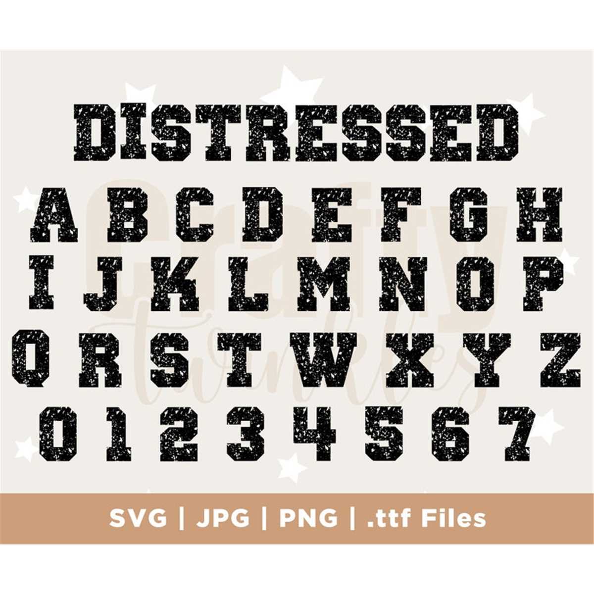 Distressed Font Svg Distressed Alphabet Letters Svg Grunge ...