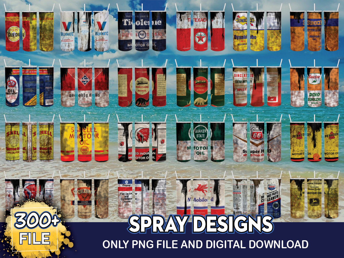 300 FILE Spray Designs Tumbler Png - Inspire Uplift