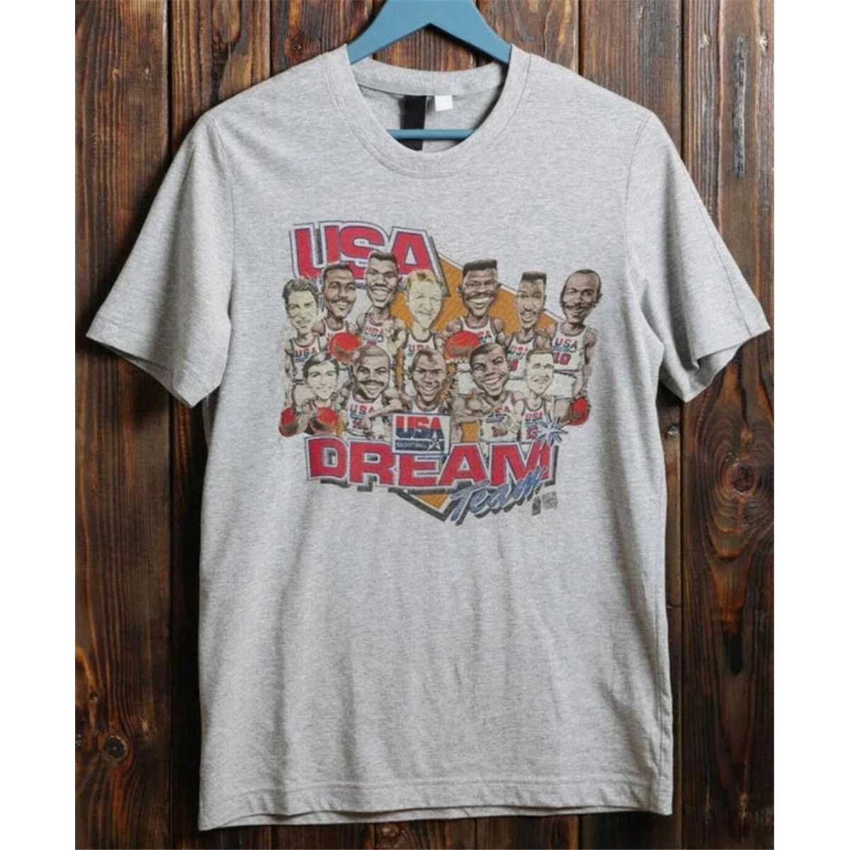 Vintage 1992 Basketball Shirt, 90s Dream Team Usa Basketball - Inspire ...