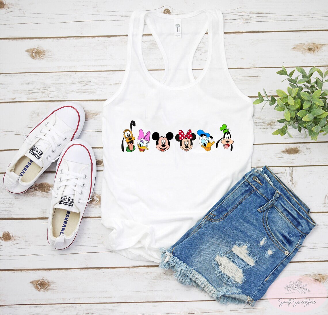 Mickey and Friends Tank, Mickey Mouse Tank, Disney Tank, Di - Inspire ...