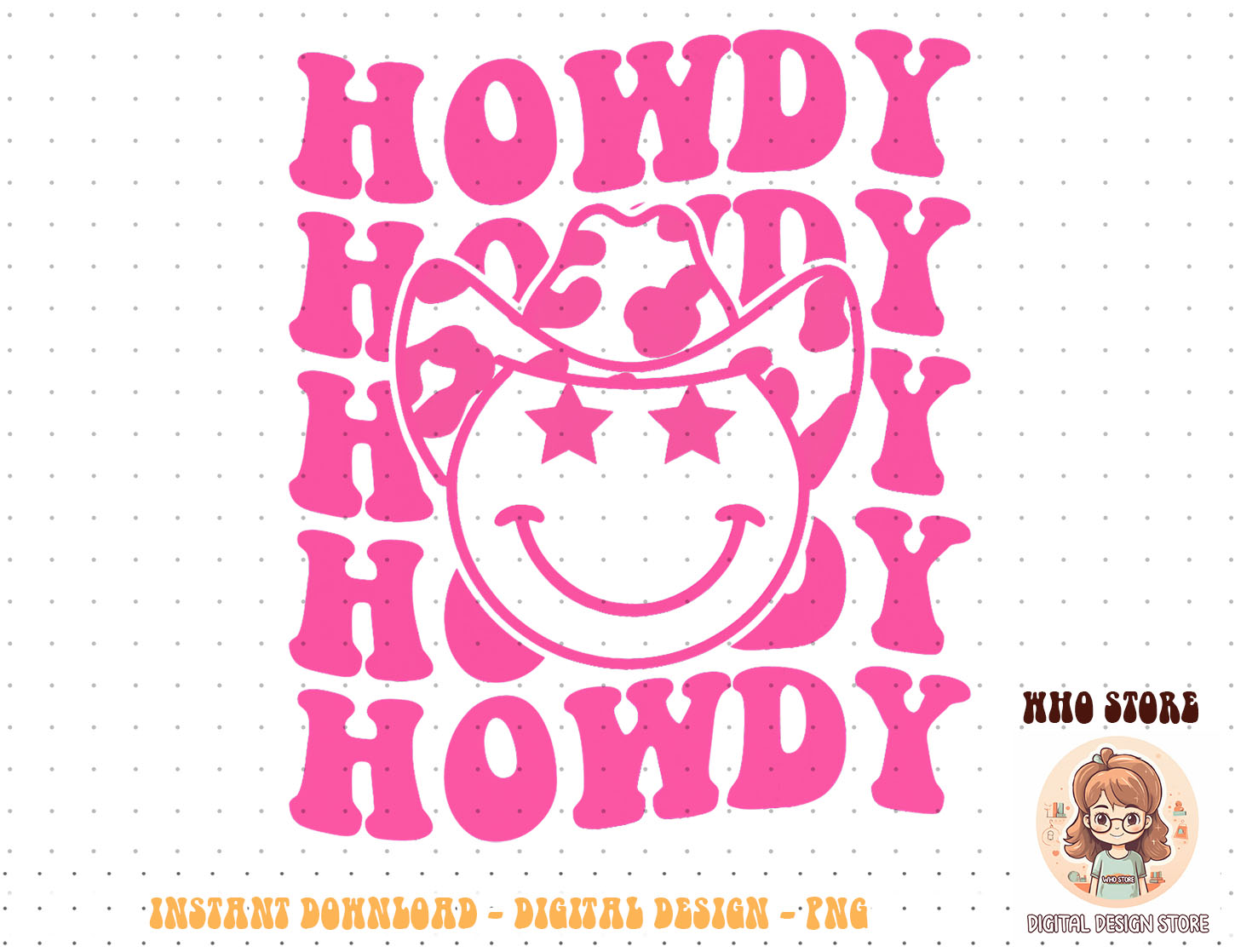 Groovy Howdy Rodeo Western Country Southern Cowgirl png - Inspire Uplift