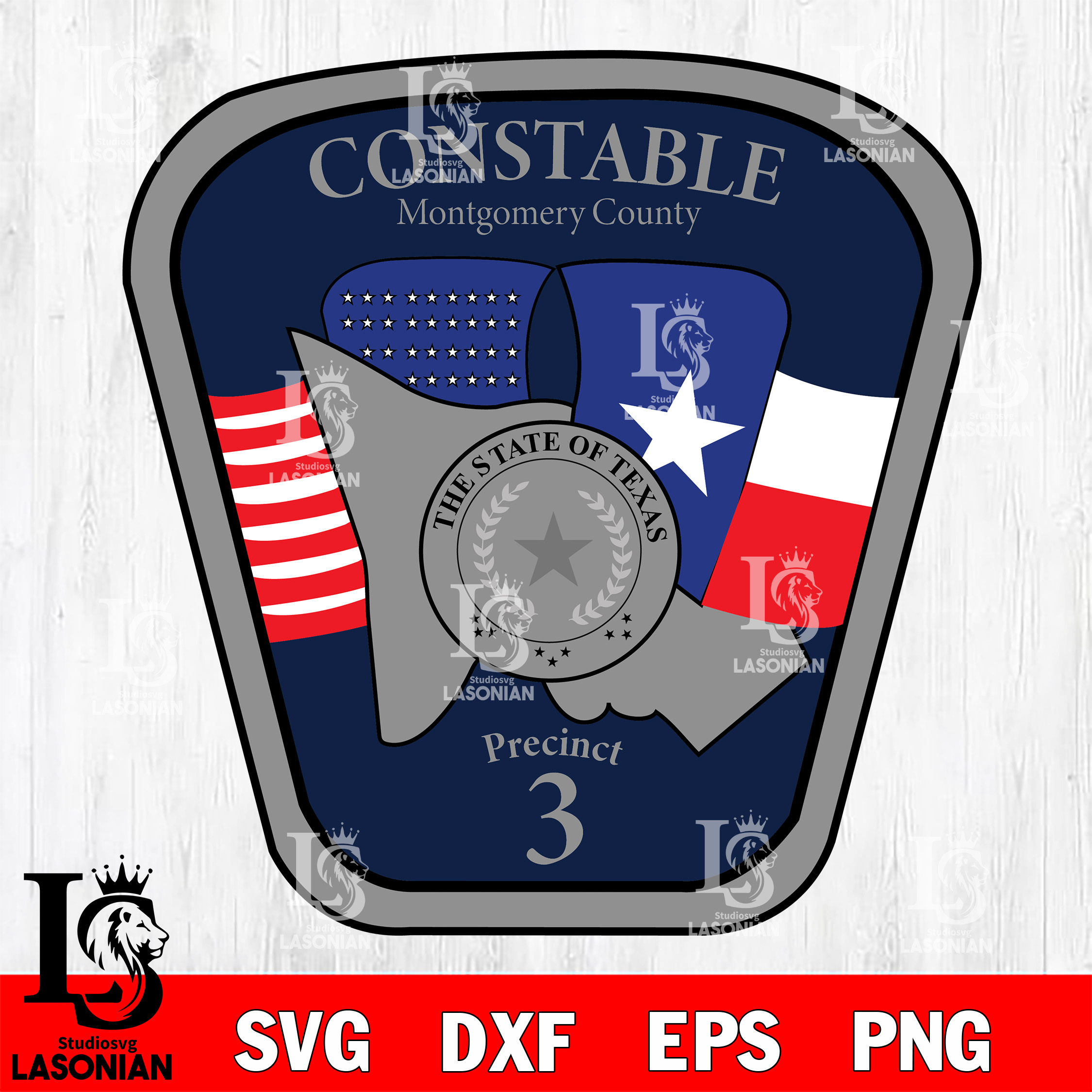 constable montgomery county precinct 3 svg, Digital download | Inspire ...