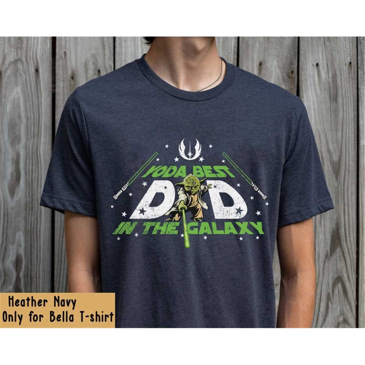Retro Yoda Master Best Dad in The Galaxy Shirt / Star Wars D - Inspire ...