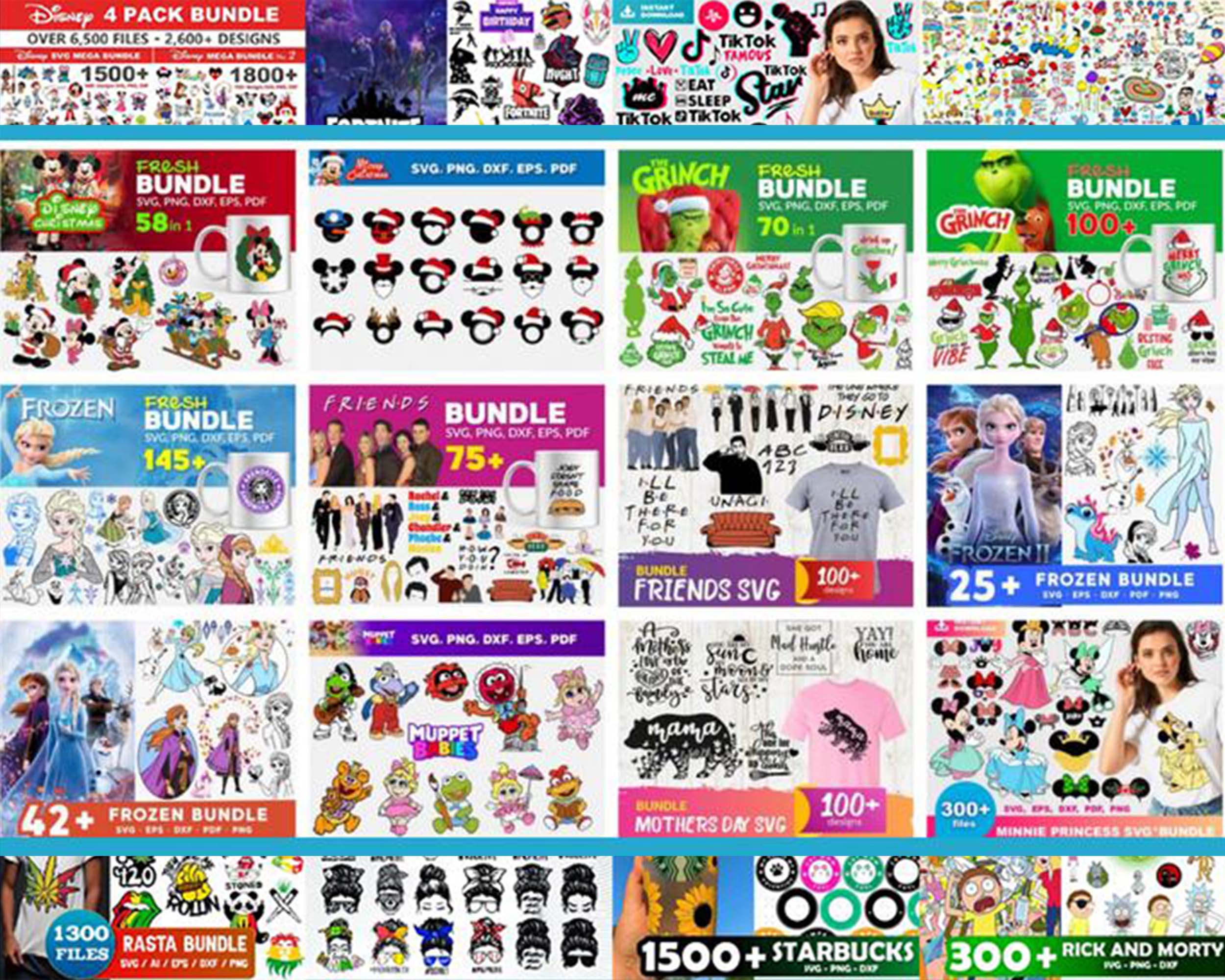 300 Ultimate Giga Bundle - mega Bundles svg (2) | Inspire Uplift