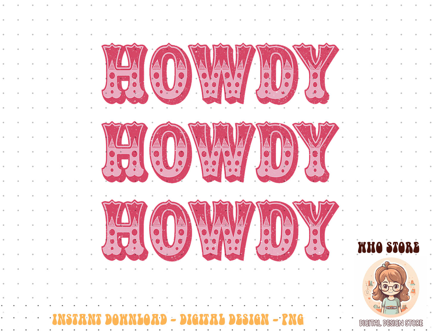 Howdy Southern Western Girl Country Rodeo Pink Cowgirl png | Inspire Uplift