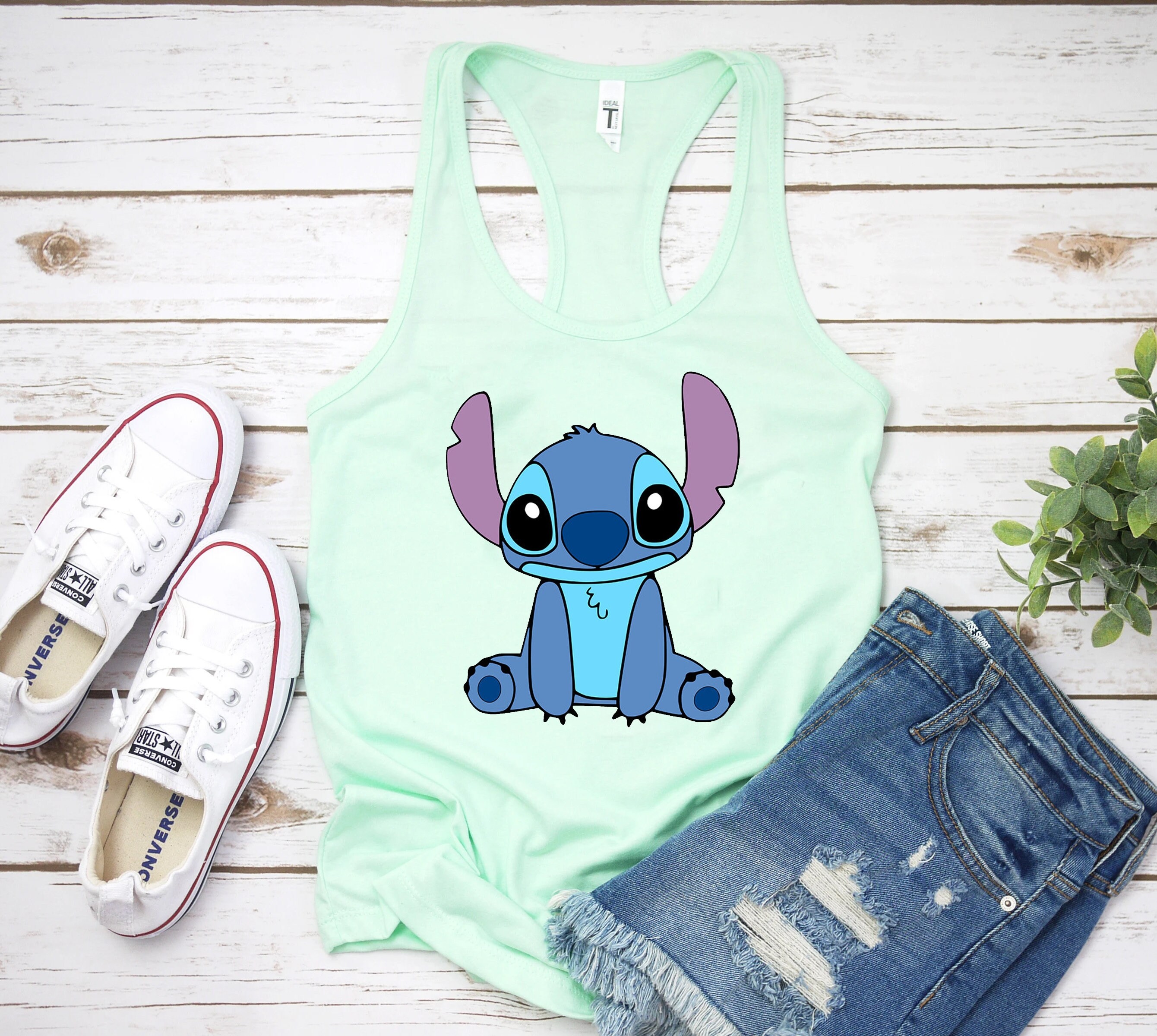Stitch Tank Top, Disney Stitch Tank, Stitch and Angel Tank, - Inspire ...