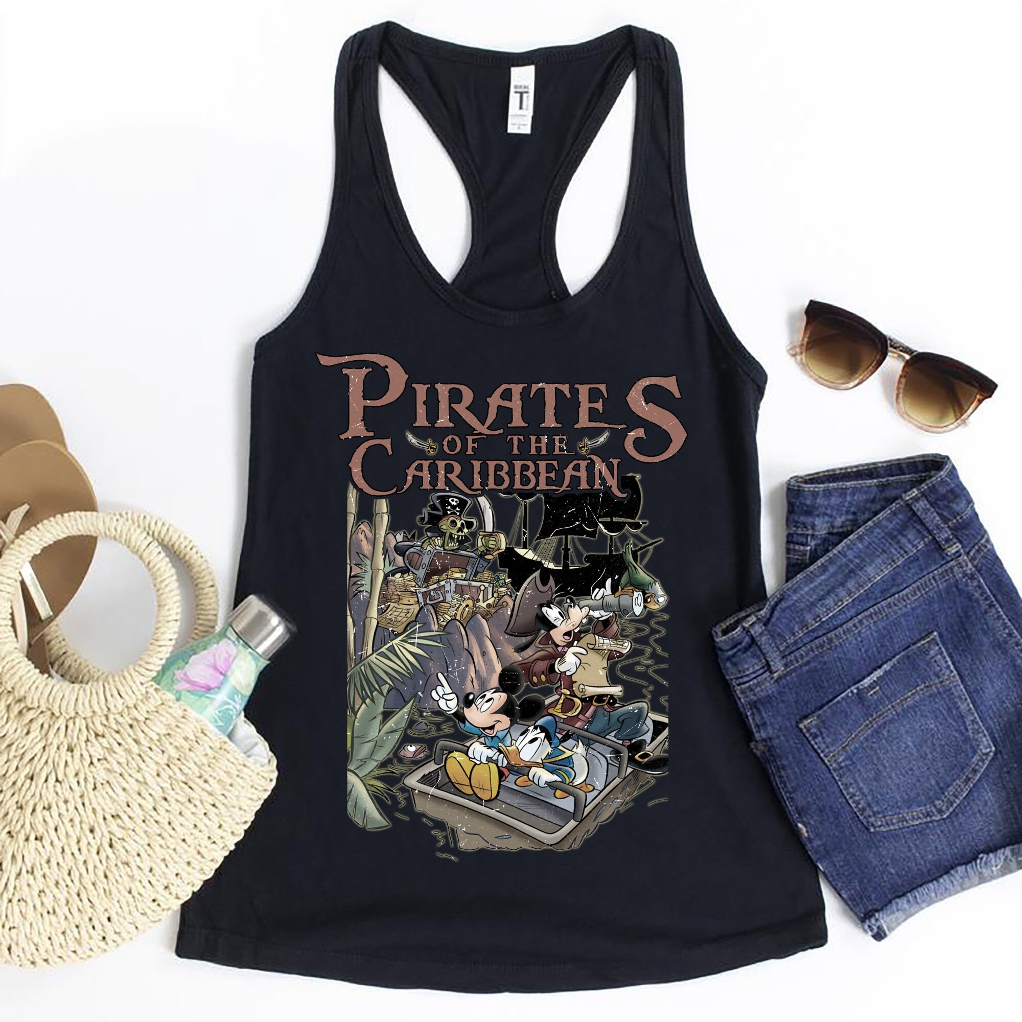 Vintage Disney Tank Top, Pirates of the Caribbean Disneyland - Inspire ...