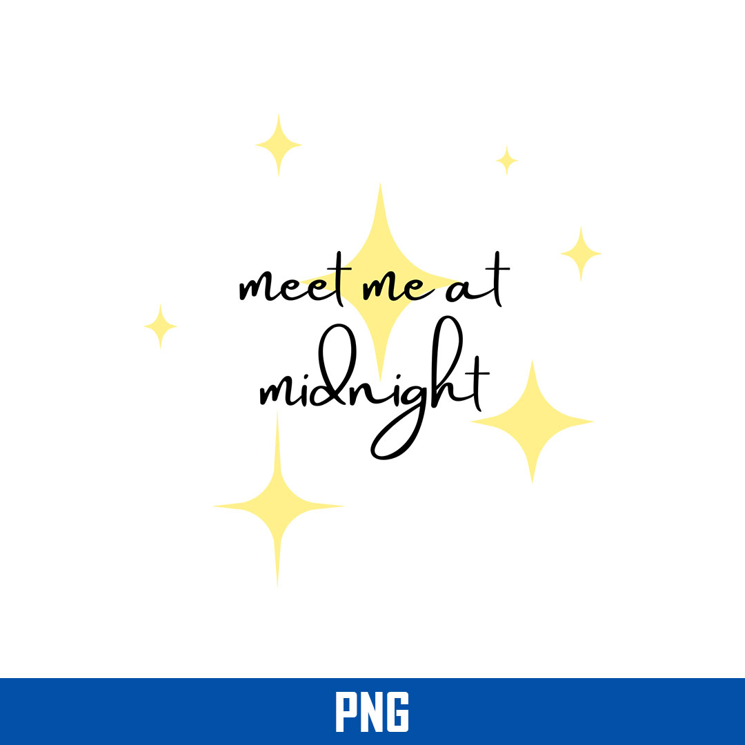 Meet Me At Midnight Png, Midnight Png, Taylor Swift Png Digi | Inspire ...