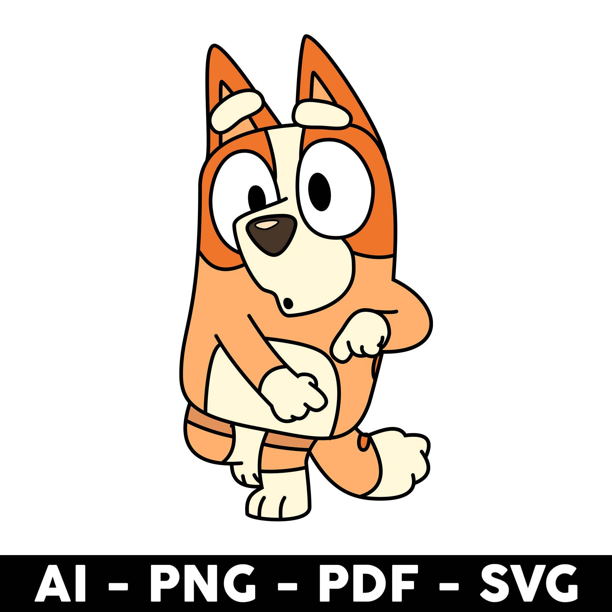 Bingo Svg, Bingo Dog Svg, Bingo Heeler Dog Svg, Bluey Svg, B | Inspire ...