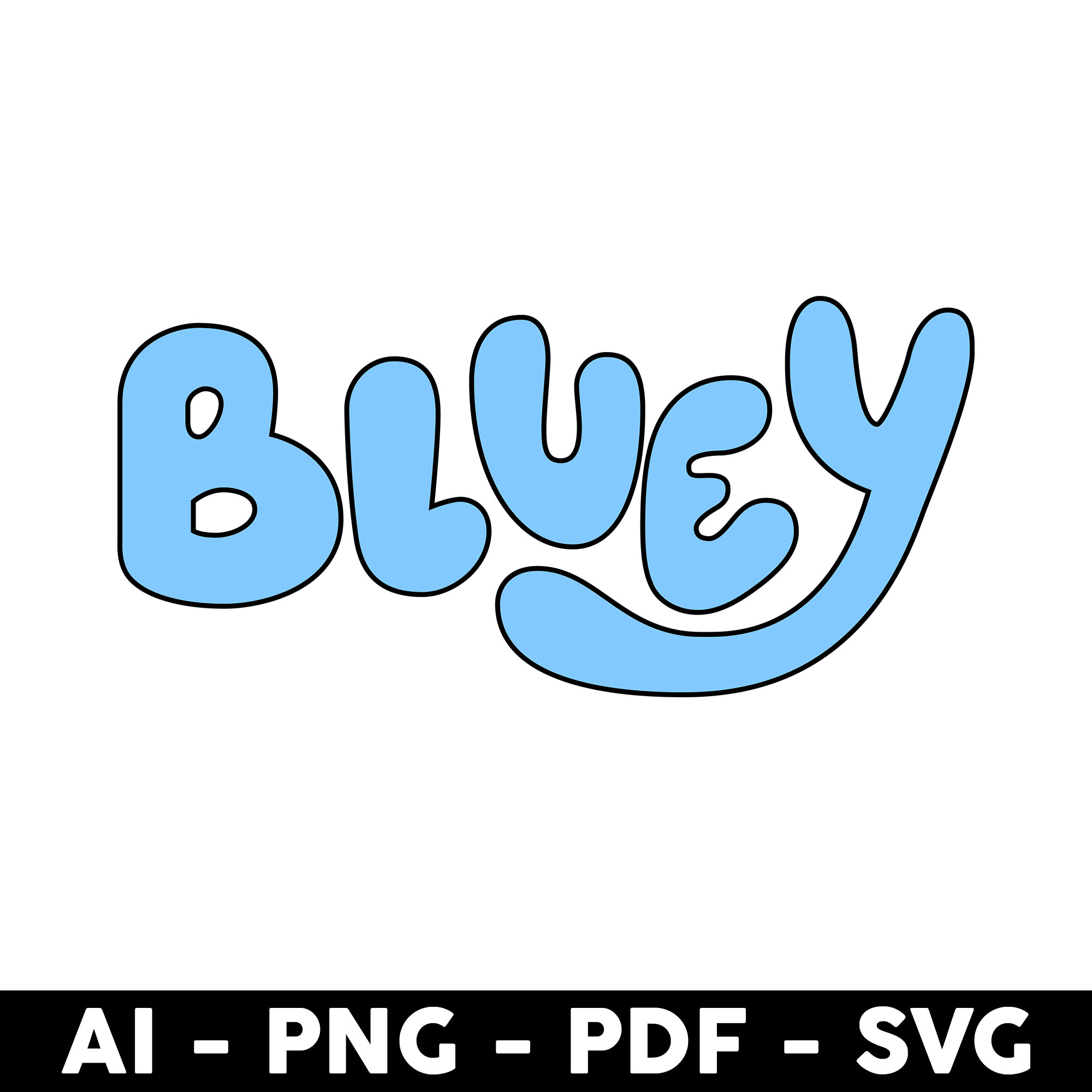Bluey Logo Svg, Bluey Heeler Svg, Bluey Svg, Bluey Dog Svg, - Inspire ...