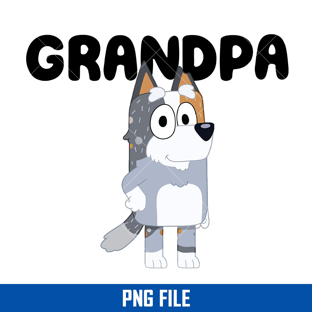 Bluey Bob Grandma Png, Bob Dog Png, Bluey Family Png, Bluey | Inspire ...