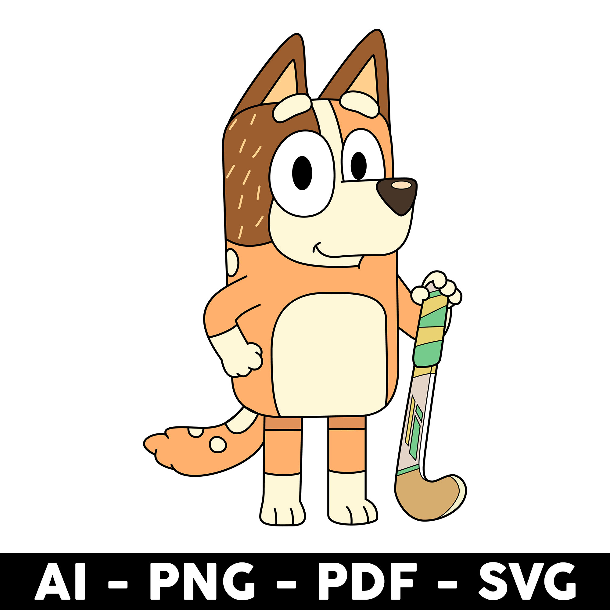 Chilli Svg, Chilli Bluey Dog Svg, Chilli Bluey Friends Svg, | Inspire ...