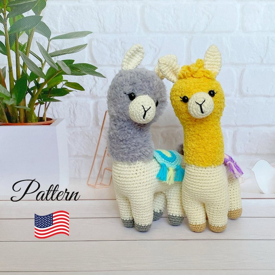 LLama Crochet Pattern. Crochet amigurumi pattern alpaca. Cro | Inspire ...