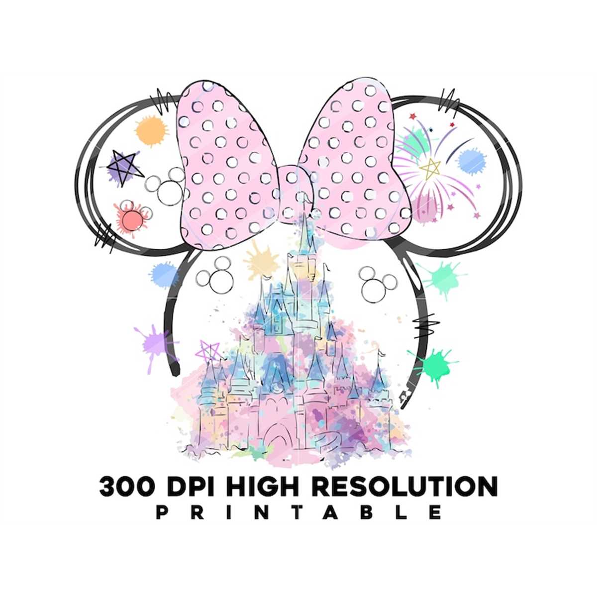 Watercolor PNG Castle Clipart, Watercolor Castle, Mouse Ball - Inspire ...