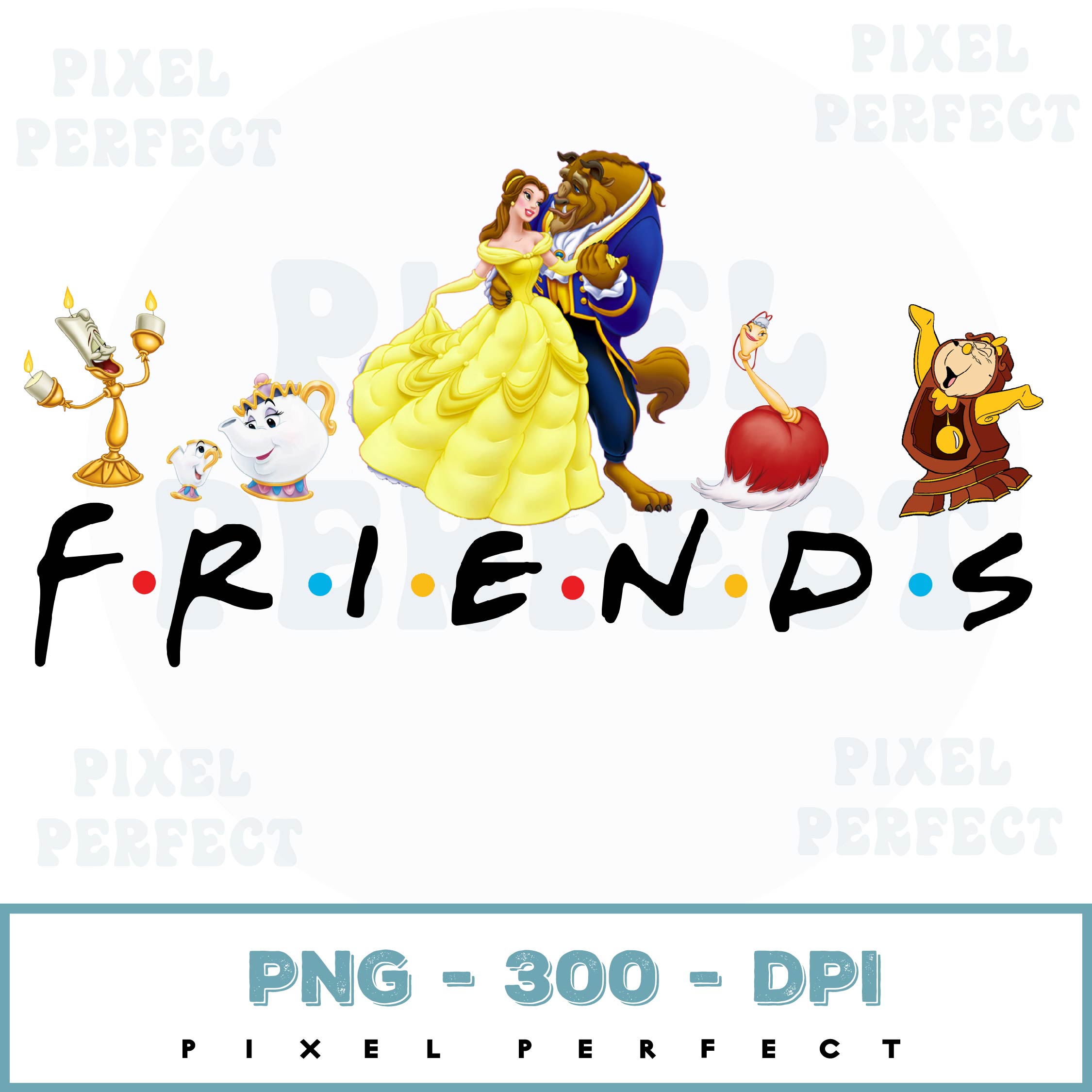 Beauty And The Beast Friends Png, Funny Disney Png, Funny Fr | Inspire ...