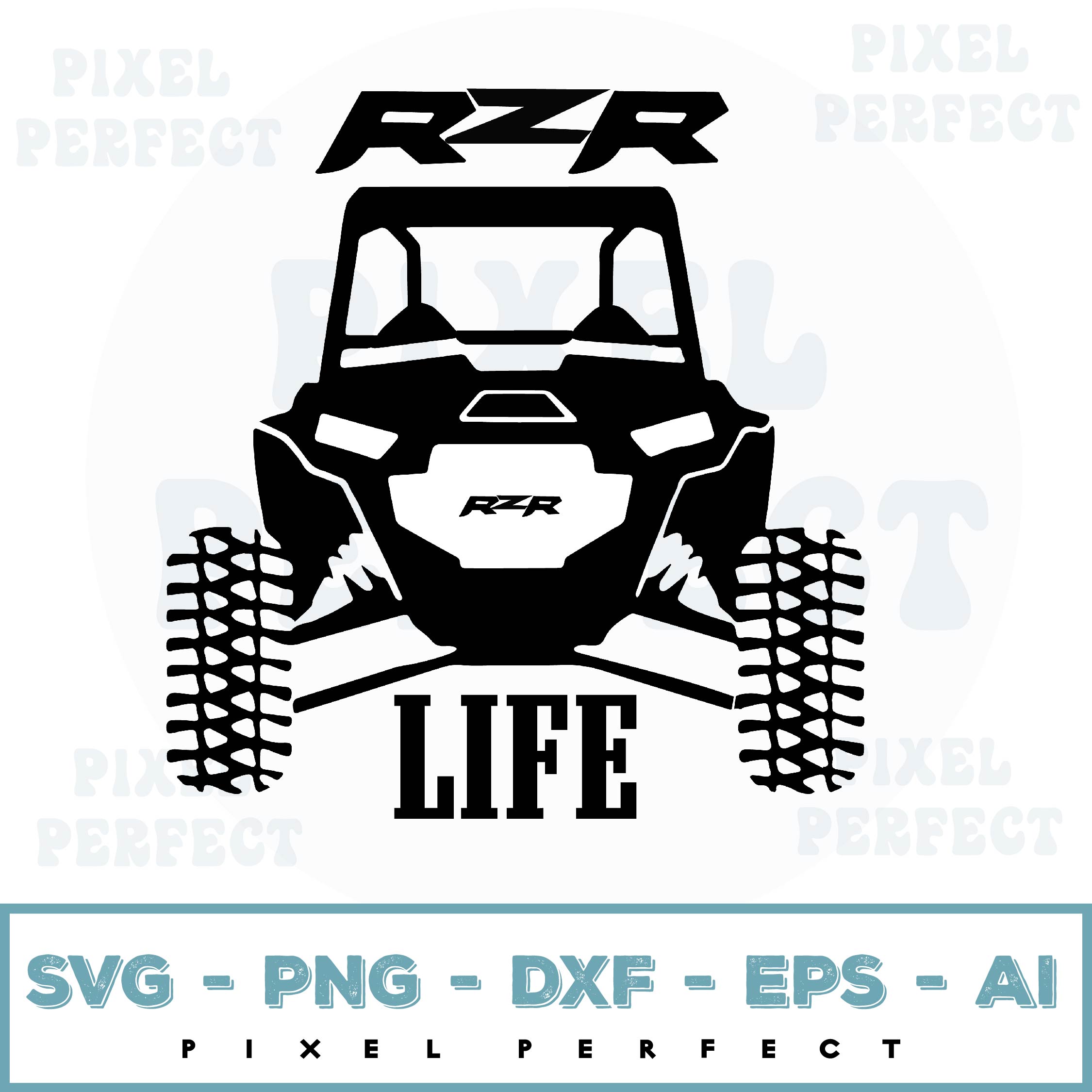 Rzr Life Off-Roading svg Design For Cricut, Silhouette Cameo | Inspire ...