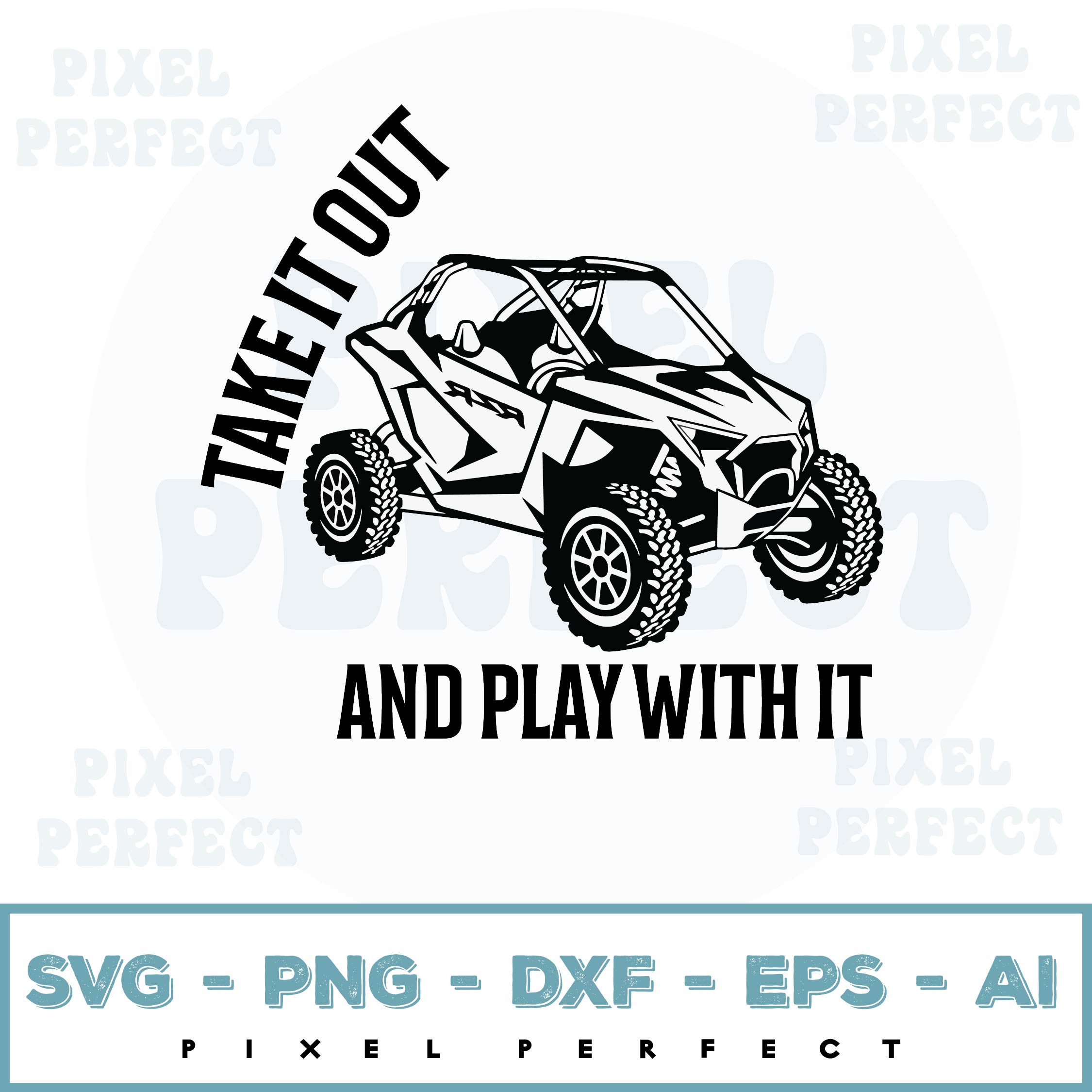 Utv Rzr Svg File With Or Without Words Downloadable Inspire Uplift