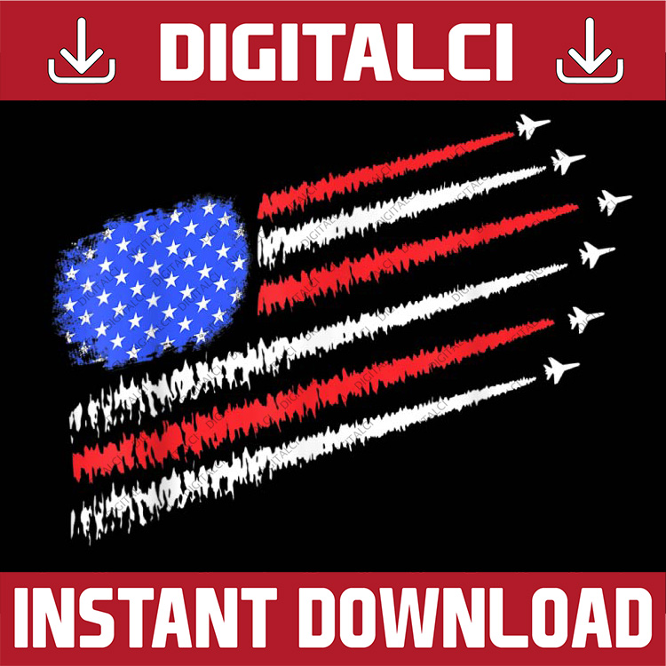 US american flag with fighter jets for independence day 4th | Inspire ...