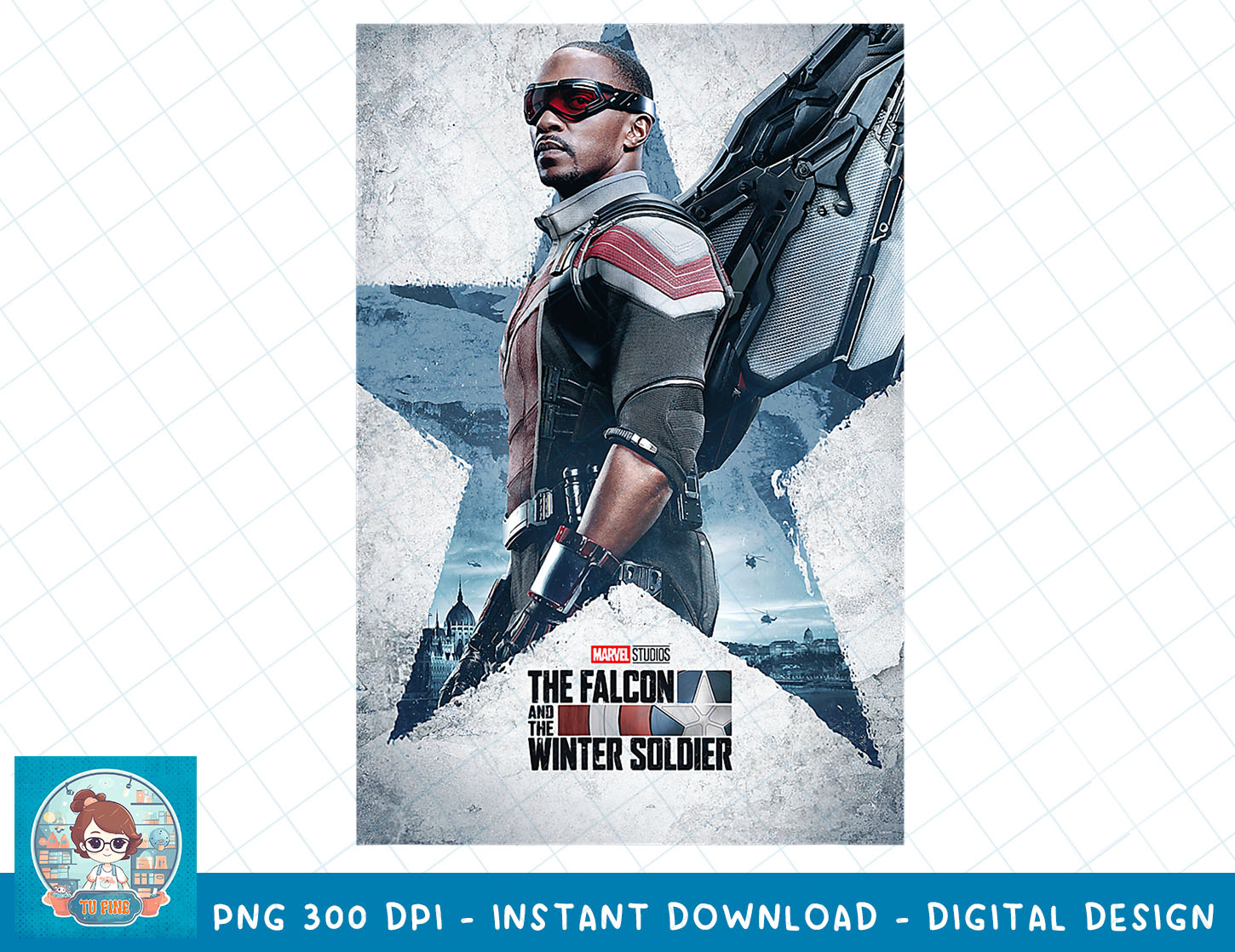 Marvel The Falcon and The Winter Soldier Sam Wilson Poster T | Inspire ...