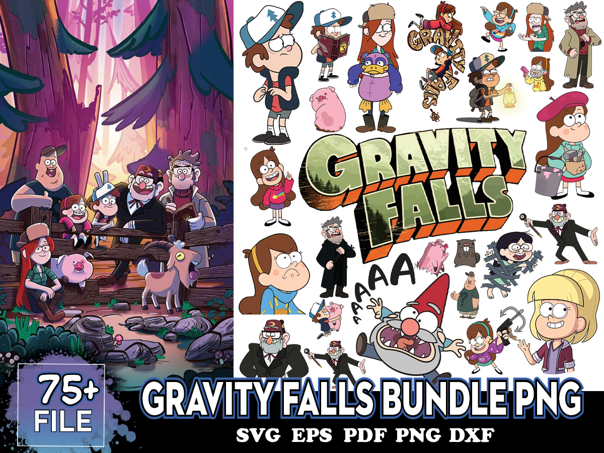 70 Files Gravity Falls Bundle Png, Cartoon Png, Gravity Fall | Inspire ...
