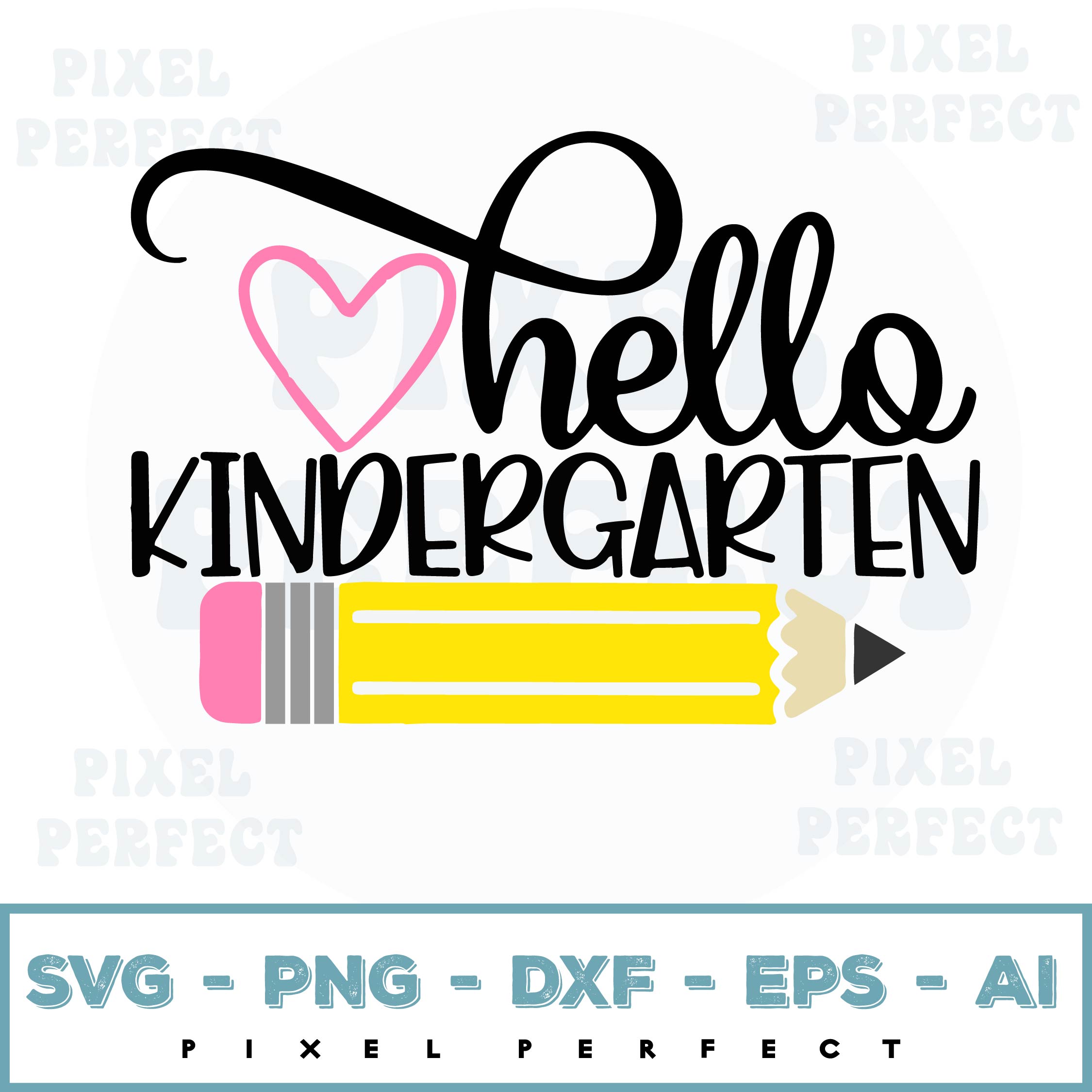 Back To School, Kindergarten Svg, Hello Kindergarten, School | Inspire ...