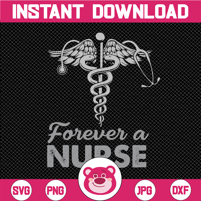 Funny Nurse hearting Svg, Forever Nurse, Medical Symbol SVG, | Inspire ...