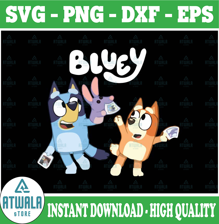 Bluey Birthday Party Svg, Bluey Family Svg, Birthday Bluey | Inspire Uplift