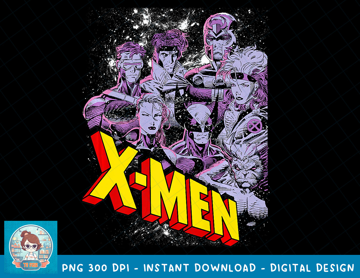 Marvel X-Men Vintage Team Retro Premium Graphic T-Shirt copy - Inspire ...