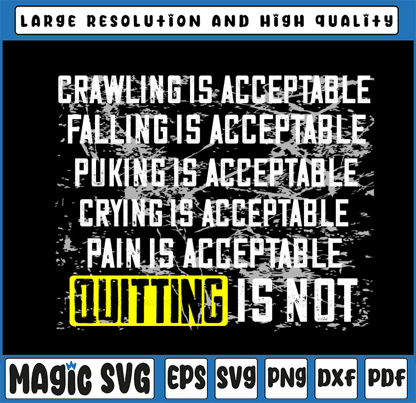 Crawling is Acceptable, Falling is Acceptable, Fuking Crying - Inspire ...