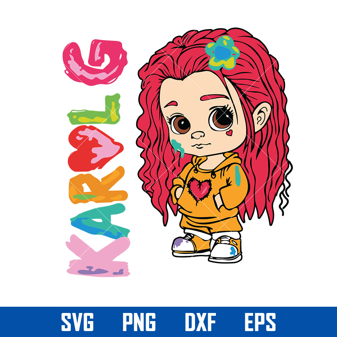 Baby Karol G Svg, Karol Svg, Bichota Svg, Png, Dxf, Eps File | Inspire ...
