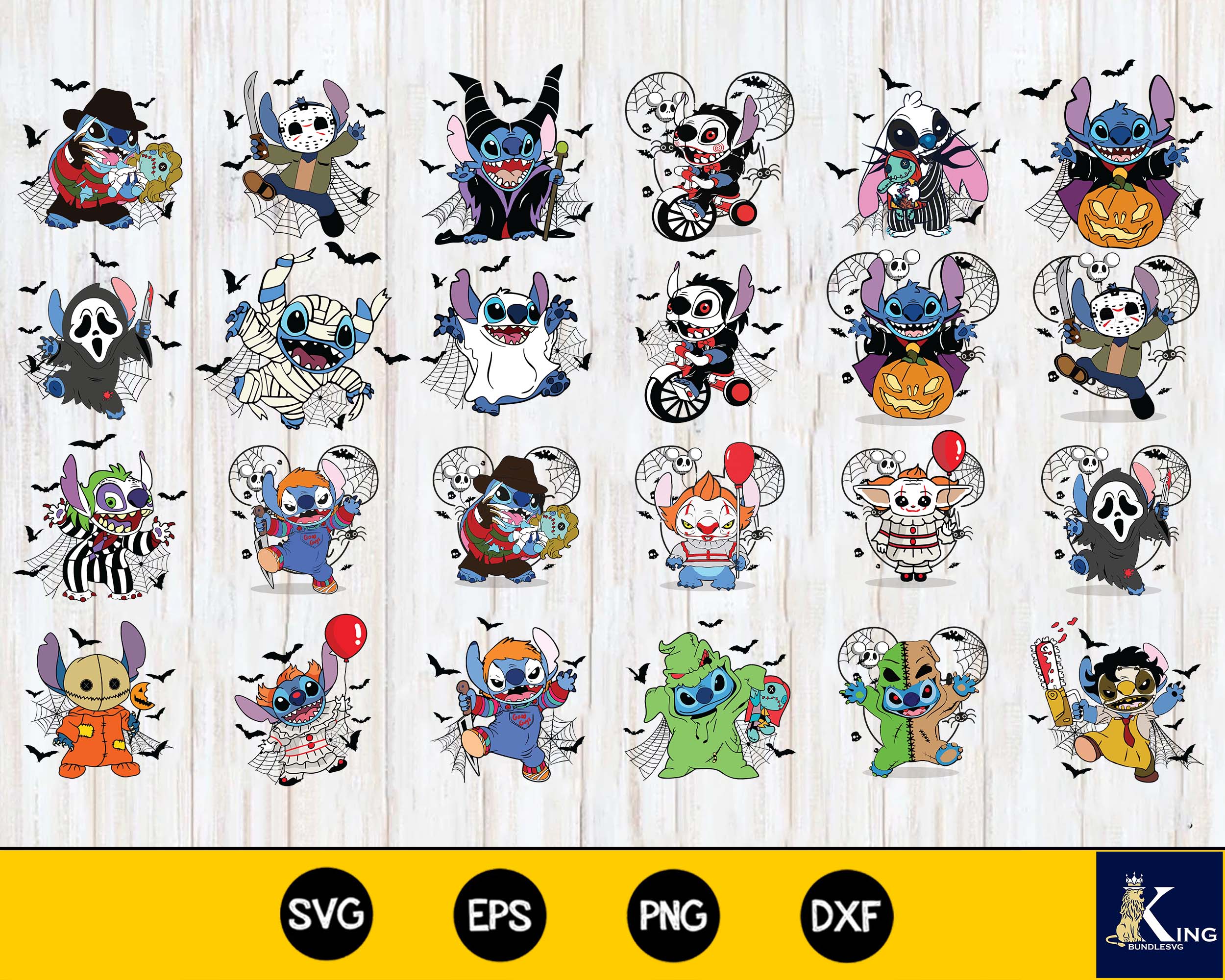 75 file STITCH Horror SVG - Inspire Uplift